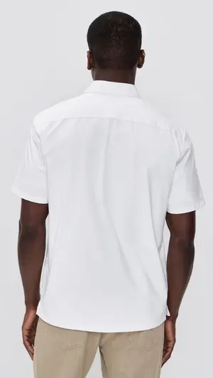 Theory Irving Short Sleeve Shirt - White