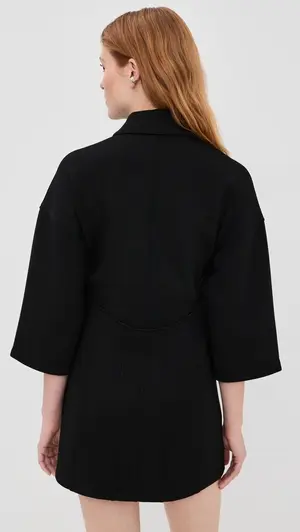 Tibi Slim Tunic With Zip Front