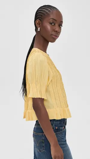 Sea Alberte Bubble Sleeve Blouse