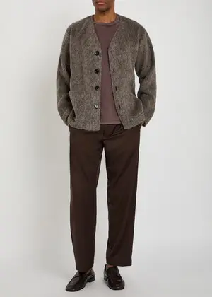 Our Legacy Brushed Knit Cardigan - Grey