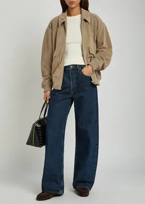 Citizens Of Humanity Vivienne Suede Jacket - Beige
