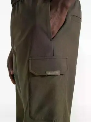 Manière De Voir Rayan Elasticated Cargo Trousers - Green