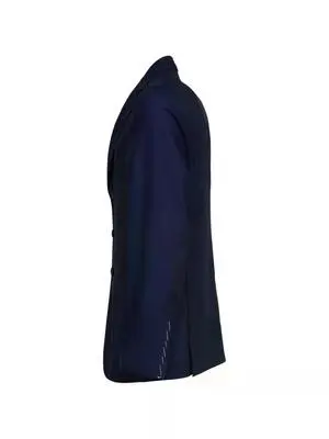 Caruso Classic Lapel Single-breasted Blazer