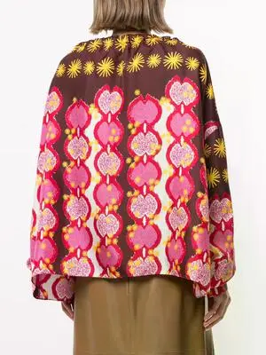 TOD'S Patterned Silk Blouse