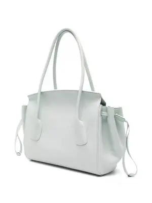 JIL SANDER Leather Tote Bag - Green