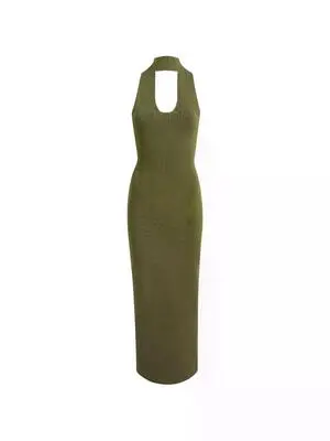 Khaite Mahi Knit Halter Dress