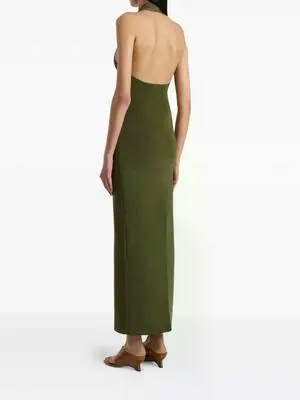 Khaite Mahi Knit Halter Dress
