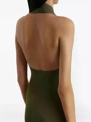 Khaite Mahi Knit Halter Dress