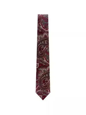 GABRIELE PASINI Paisley-print Silk Neck Tie