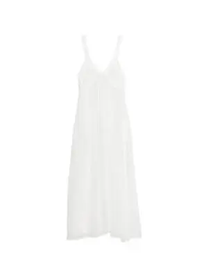 Seventy V-neck Midi Dress - Neutrals