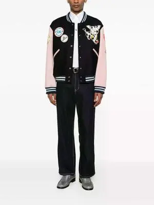 Kenzo Badges-embroidered Bomber Jacket