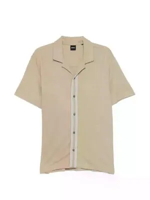 BOSS Knitted Button Shirt