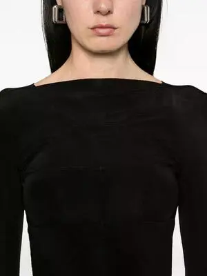 Rick Owens Temple Long-sleeve Top - Black