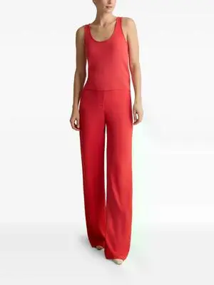 St. John Logo Detail Tank Top - Red