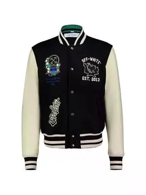 Off-White Panthers Varsity Jacket