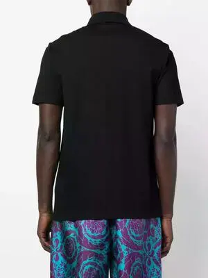 Versace Medusa-embroidered Polo Shirt