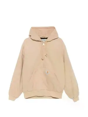 Carhartt Work In Progress Og Active Hooded Zipped Jacket - Neutrals
