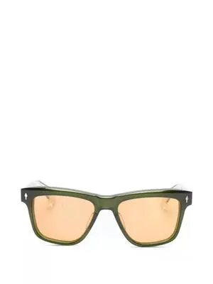 JACQUES MARIE MAGE Square Frame Sunglasses - Green