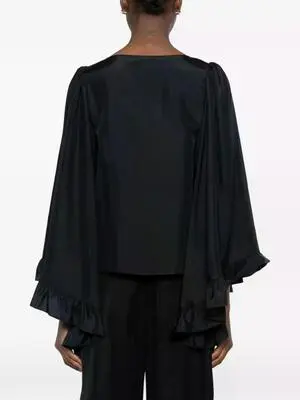 Dorothee Schumacher Playful Volumes Ruffled Blouse - Blue