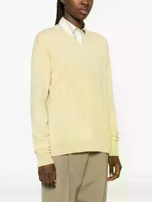 THE ROW Nian V-neck Sweater - Yellow