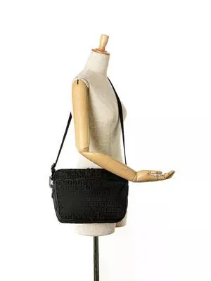 Fendi 2000-2010 Zucchino Canvas Crossbody Bag