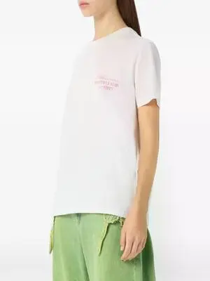 Blumarine Butterfly Print T-shirt - White