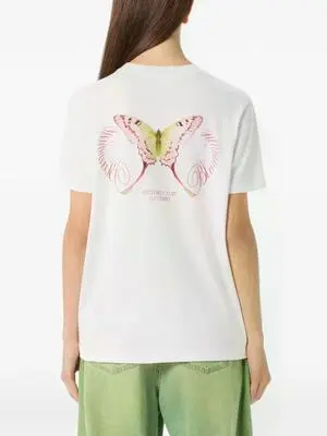 Blumarine Butterfly Print T-shirt - White