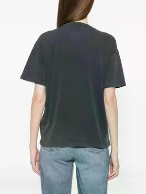 ANINE BING Palm-print T-shirt - Grey