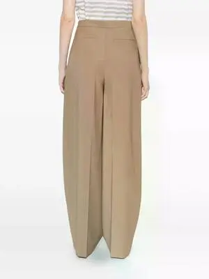LARDINI Pleated Wide-leg Trousers