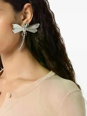 Blumarine Dragonfly Clip-on Earrings