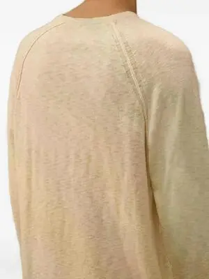 C.P. COMPANY Crew-neck Lens Raglan Sweater - Neutrals