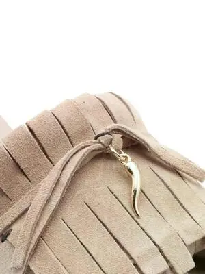 DONNARÌ Fringe Sabot Sandals