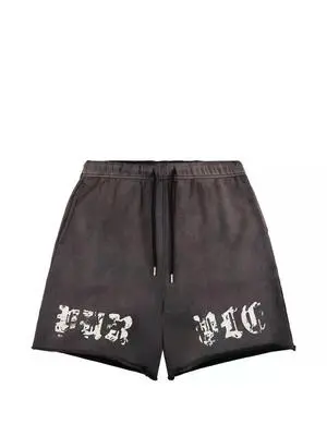 Purple Brand Elasticated Shorts For Men