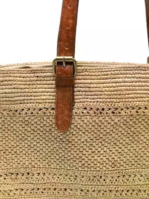 IBELIV Woven Raffia Tote - Neutrals