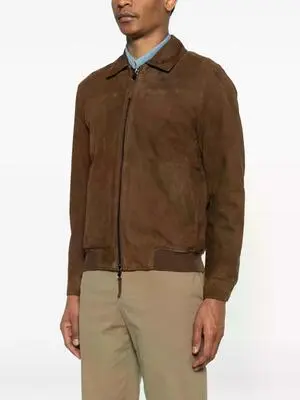 BULLY Zip-up Suede Jacket