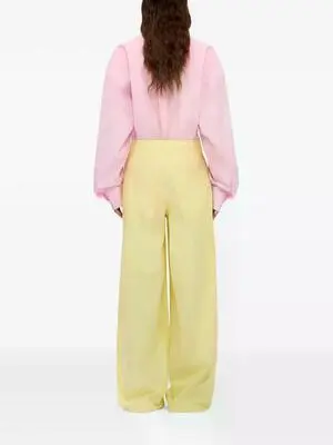 MSGM Wide-leg Palazzo Trousers