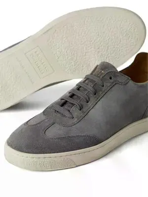Brunello Cucinelli Logo-print Suede Sneakers
