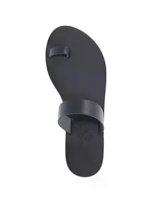 ANCIENT GREEK SANDALS Thalia Flat Sandals - Black