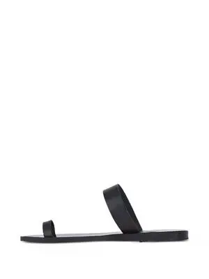 ANCIENT GREEK SANDALS Thalia Flat Sandals - Black