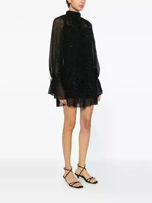 Staud Roux Tie Mini Dress