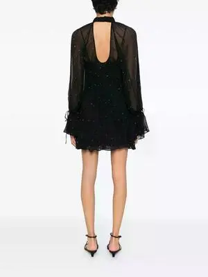 Staud Roux Tie Mini Dress