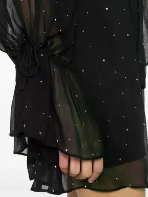 Staud Roux Tie Mini Dress