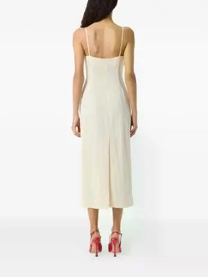 Blumarine Butterfly-detail Midi Dress