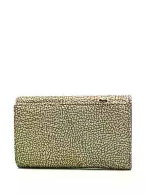 Borbonese Patterned Wallet - Green