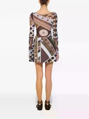 Emilio Pucci Vivara-print Tulle Top