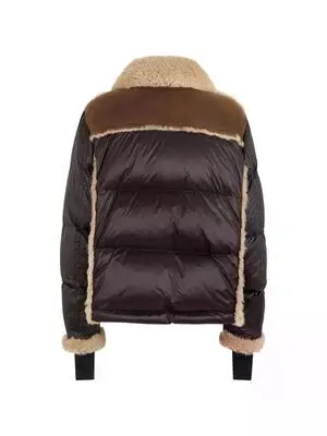 Moncler Shearling Trim Jacket