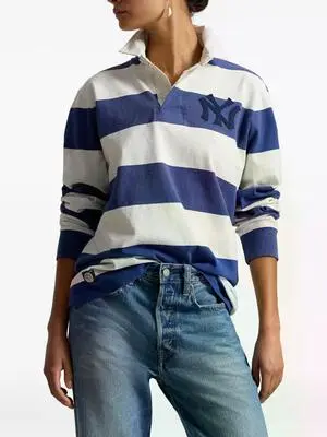 Polo Ralph Lauren Striped Polo With Embroidered Detail