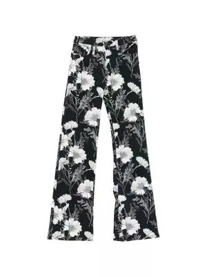 R13 Floral Print Jeans