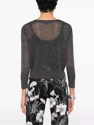 R13 Twisted-front Knit Cardigan
