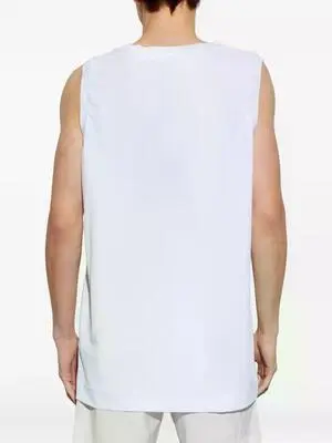 Balmain Logo Sleeveless Top
